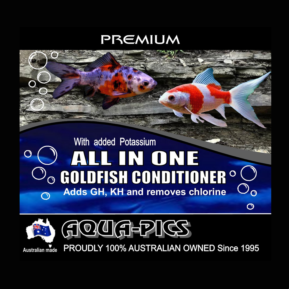 All in One Goldfish Conditioner 1kg KH GH & Dechlorinator – Aqua-Pics