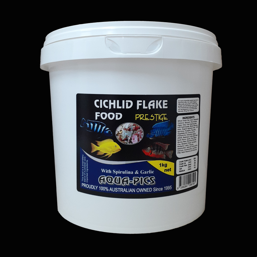 Flake Food Premium Cichlid 1kg – Aqua-Pics