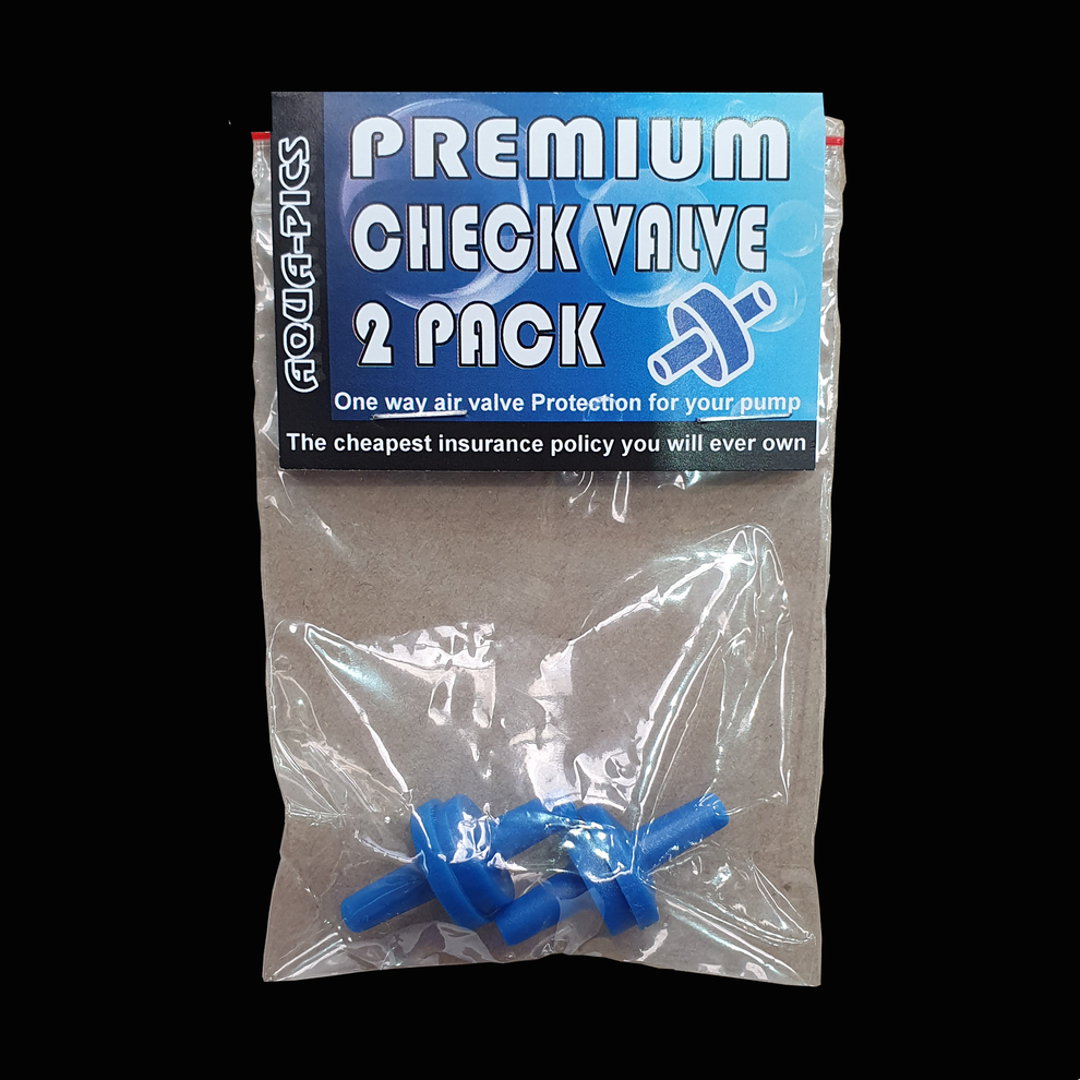 One Way Check Valves 2 pack – Aqua-Pics