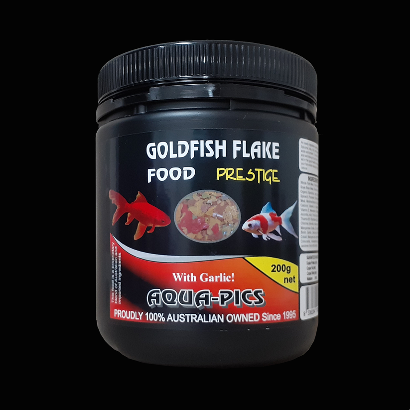 Flake Food Premium Goldfish 200g – Aqua-Pics
