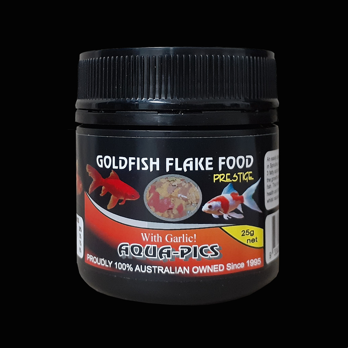 Flake Food Premium Goldfish 25g – Aqua-Pics